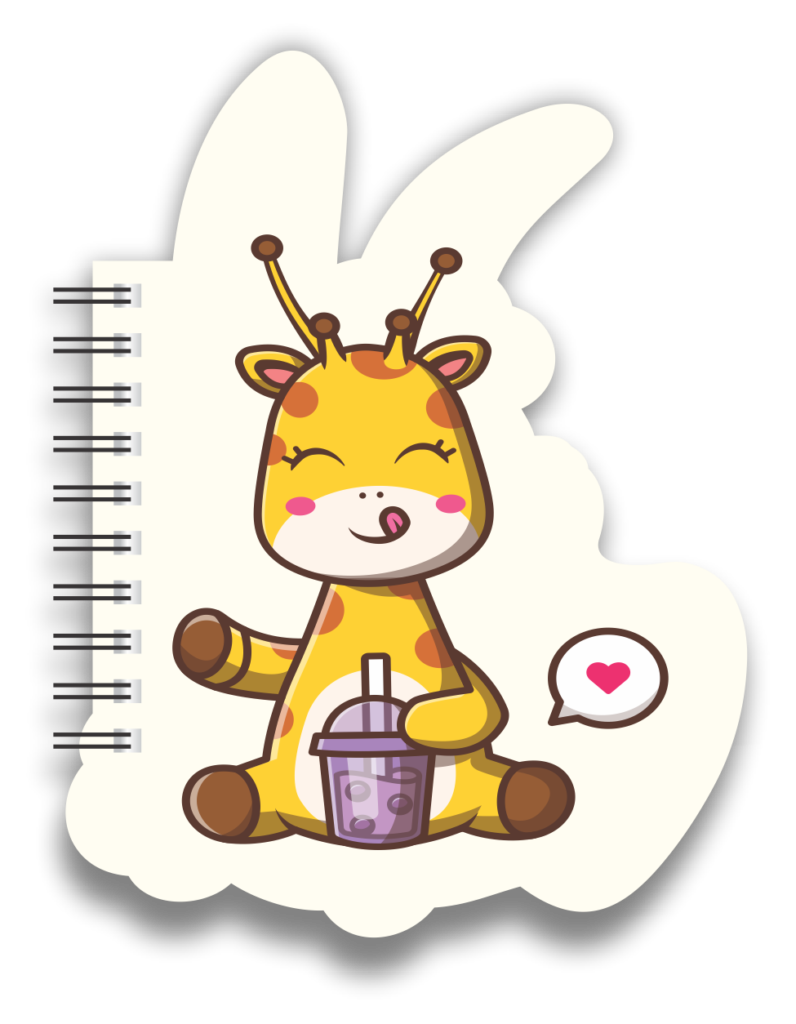 Shape cutting notebook